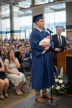 People Started Laughing When My Son Walked Across The Graduation Stage ...