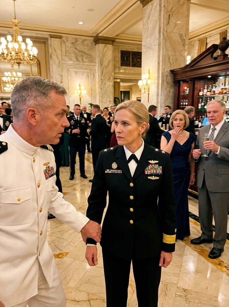 “A Navy captain caught my arm in the marble lobby and demanded my ID in ...